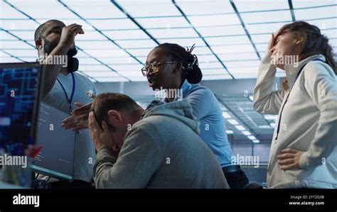 Employees Fighting In Office After Mistake Leading To Errors In High Tech Ai Data Center It
