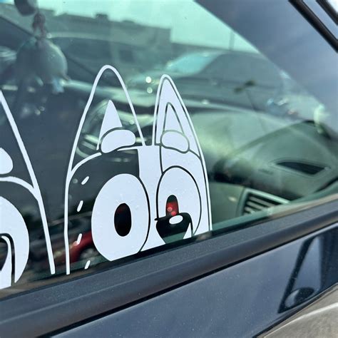 Bluey Mom Car Decal Sticker Etsy