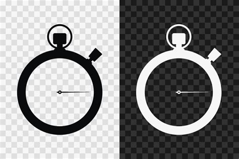 Premium Vector Stopwatch Silhouette