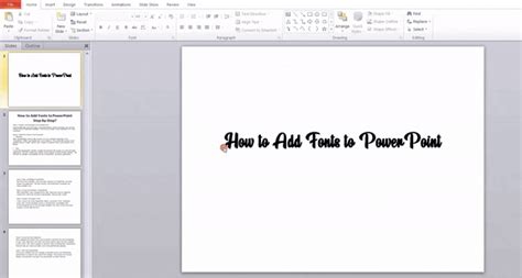 How To Add Fonts To PowerPoint A Step By Step Guide