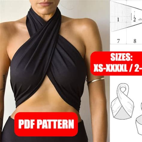 Halter Top Pattern Etsy