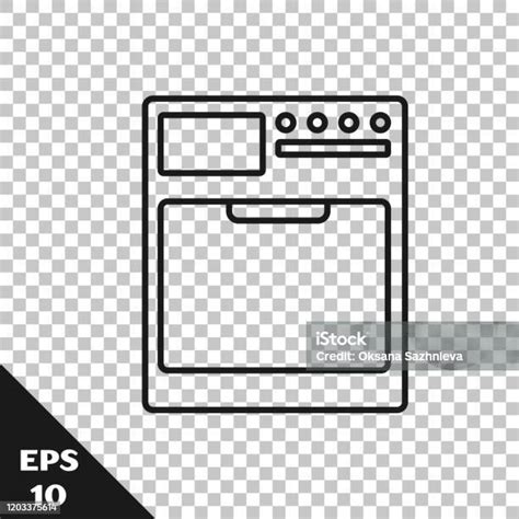 투명 한 배경에 격리 된 검은 선 와셔 아이콘입니다 세탁기 아이콘입니다 옷 세탁기 세탁기 가전 제품 기호입니다 벡터 일러스트레이션 가사 집안일에 대한 스톡 벡터 아트 및
