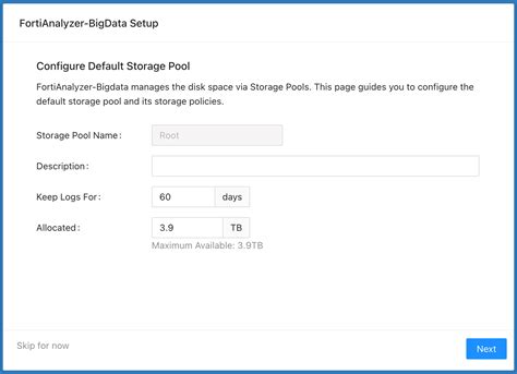 Initial Set Up Fortianalyzer Bigdata 7 6 0 Fortinet Document Library