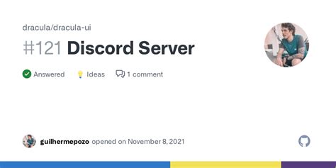discord server · dracula dracula ui · discussion 121 · github