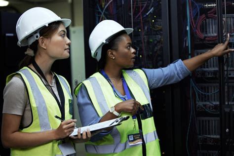 We Need To Troubleshoot This Two Attractive Female Programmers Working