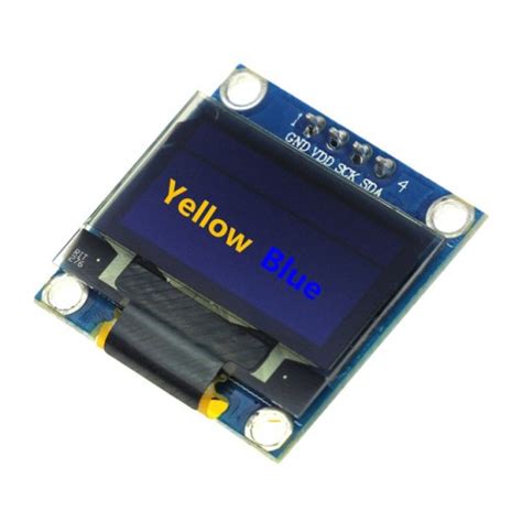 Jual OLED Modul Display X LCD I C Inch Yellow Blue Arduino Jakarta Barat Arfa