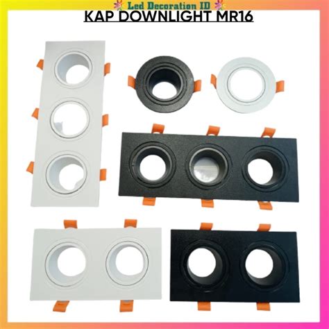Jual Kap Downlight Lampu Halogen Mr Kap Lampu Sorot Fitting Mr Shopee Indonesia