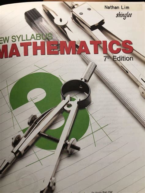 Sec 3 New Syllabus Mathematics 7th Edition Shinglee Hobbies And Toys Books And Magazines