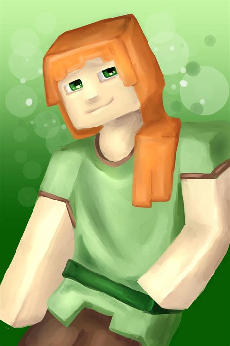 Minecraft Alex By Ellielza On Deviantart