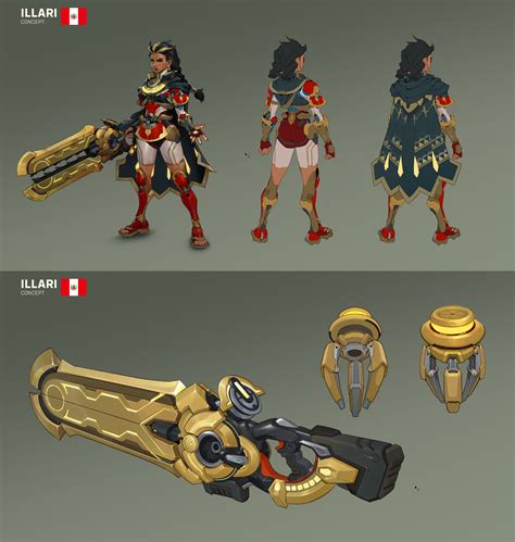 Overwatch 2 Season 6 New Hero Illari Official Concept Art Rillarimains