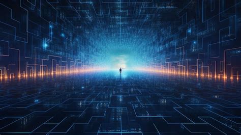 Premium Photo Deep Learning Ai Entity Projecting Algorithms