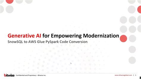 bitwise inc on linkedin snowsql pyspark awsglue datamigration cloudmigration…