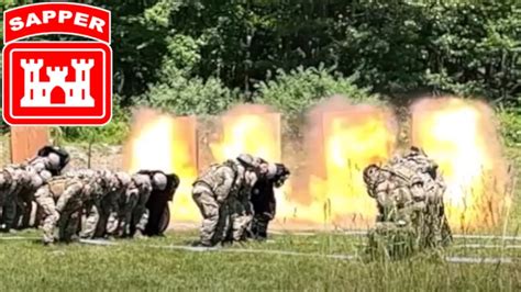 Us Army Sapper Explosive Training Urban Breaching And Equipment