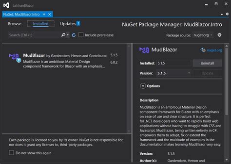 mudblazor component pada blazor pdf free download