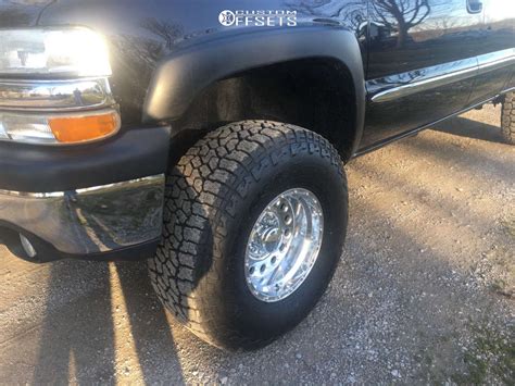 2000 Chevrolet Silverado 1500 With 16x10 24 Raceline Rockcrusher And