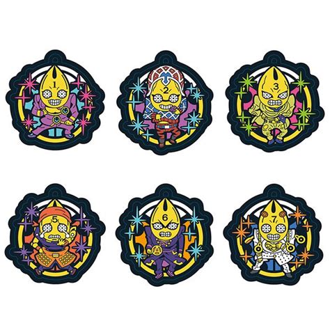 Jojos Bizarre Adventure Golden Wind Rubber Mascot Sex Pistols Box