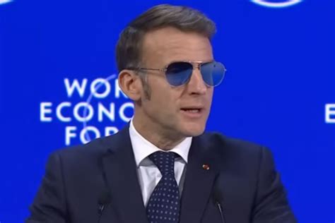 For Sure Macron En Lunettes Daviateur Comparé à François Lembrouille