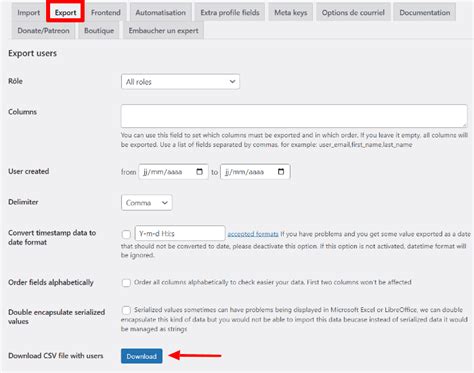 Comment Exporter Les Utilisateurs Wordpress Guide Complet Pour Débutants Et Experts