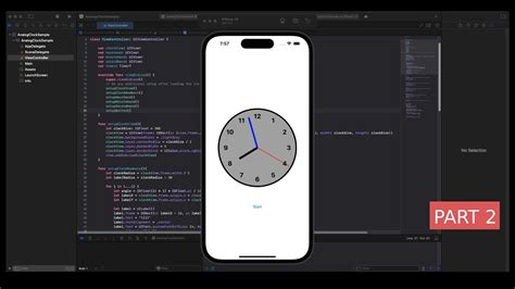 How To Create Analog Clock In Swift Part 2 Youtube