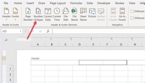 How To Add Page Numbers In Excel ExcelNotes