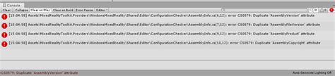 Assemblyinfocs Error Cs0579 Duplicate Attributes · Issue 7911 · Microsoft