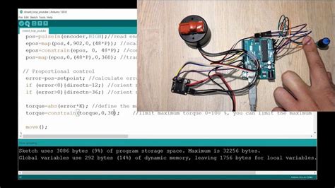 Arduino Brushless Dc Motor Bldc Foc Control Part 5 Closed Loop Control Servomotor Arduino