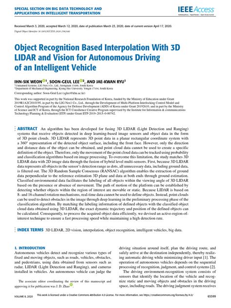 Object Recognition Based Interpolation With 3d Lidar And Vision For