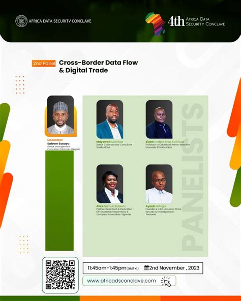 Africa Data Security Conclave On Linkedin Meet Our Speakers And Moderators