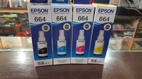 Tinta Botol Epson Hitam Warna Siplah