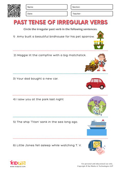 Development Of Irregular Past Tense Verbs Design Talk