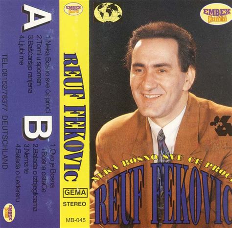 Reuf Fekovic Neka Bosno Sve Ce Proci 1993 Cassette Discogs