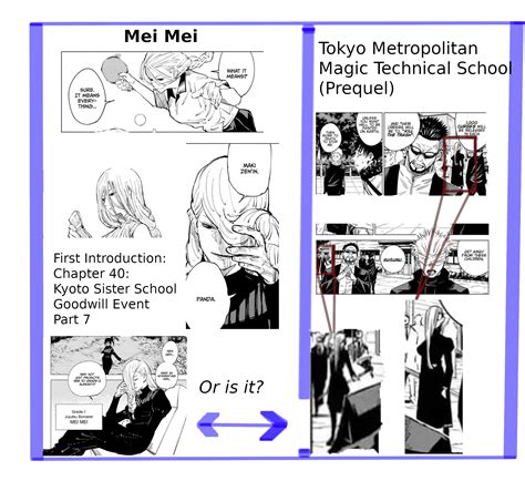 Sweet Little Detail I Found About Of Mei Mei Rjujutsukaisen