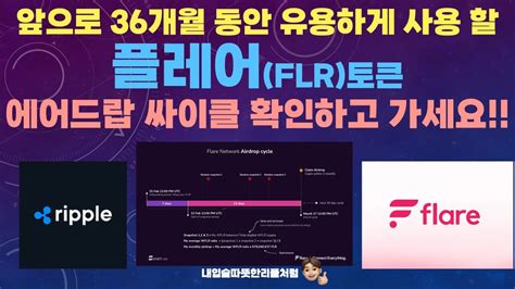 36개월 동안 유용하게 사용 할 플레어flr 에어드랍 싸이클과 에어드랍 수량 계산법 Youtube