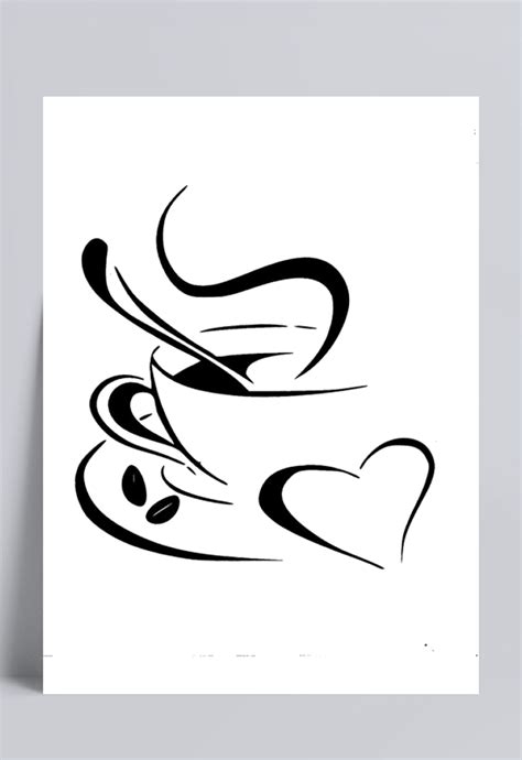 卡通茶杯 杯子 茶杯 简笔画 咖啡 热气 卡通元素 手绘 卡通