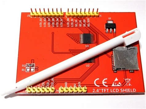 2 4 inch tft lcd touch display shield for arduino uno with onboard