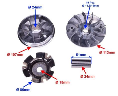 Variator Set T Cc GY Scooterpower Eu