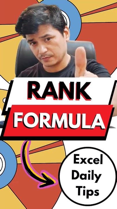 Rank Formula In Excel Education Short Excel Shorts Shorts Youtube