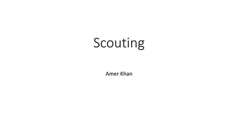 Scouting Presentation English Version Pptx