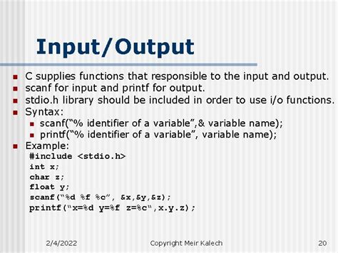 C Programming Language Chapter 1 Variables And Statements