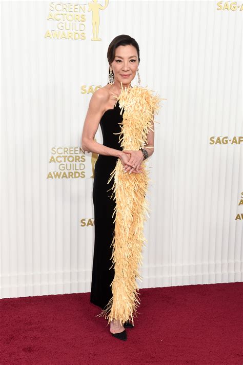 Michelle Yeoh Dazzles In Schiaparelli Couture Dress At Sag Awards 2023