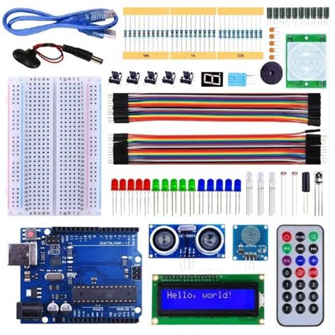 Arduino Uno Super Starter Kit Uno R3 Based Super Starter Kit With Full