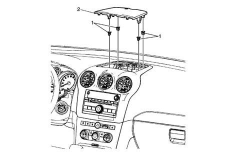 Saturn Vue XE 2008 How To Remove Stereo JustAnswer