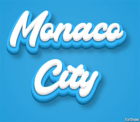 Monaco City Text Effect And Logo Design City