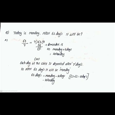 Arithmetic Shortcut Tricks Calender Part 3 Youtube