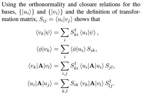 Solved Using The Orthonormality And Closure Relations For