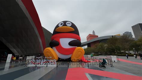 Penguin Island Exhibition Of Tencent In Shenzhen China In Shenzhen