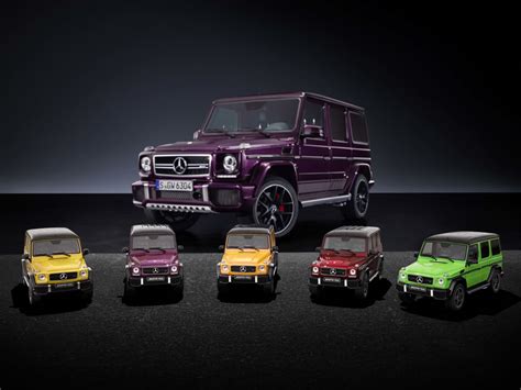 Mercedes Amg G 63 In Every Color Emercedesbenz