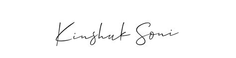 96 Kinshuk Soni Name Signature Style Ideas First Class Esignature
