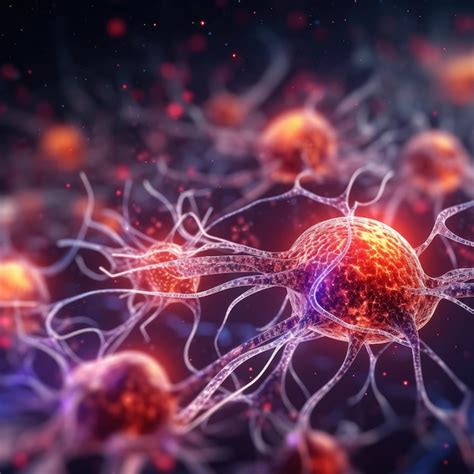 Premium Photo Neural Links Network