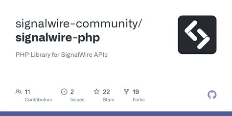 github signalwire community signalwire php php library for signalwire apis